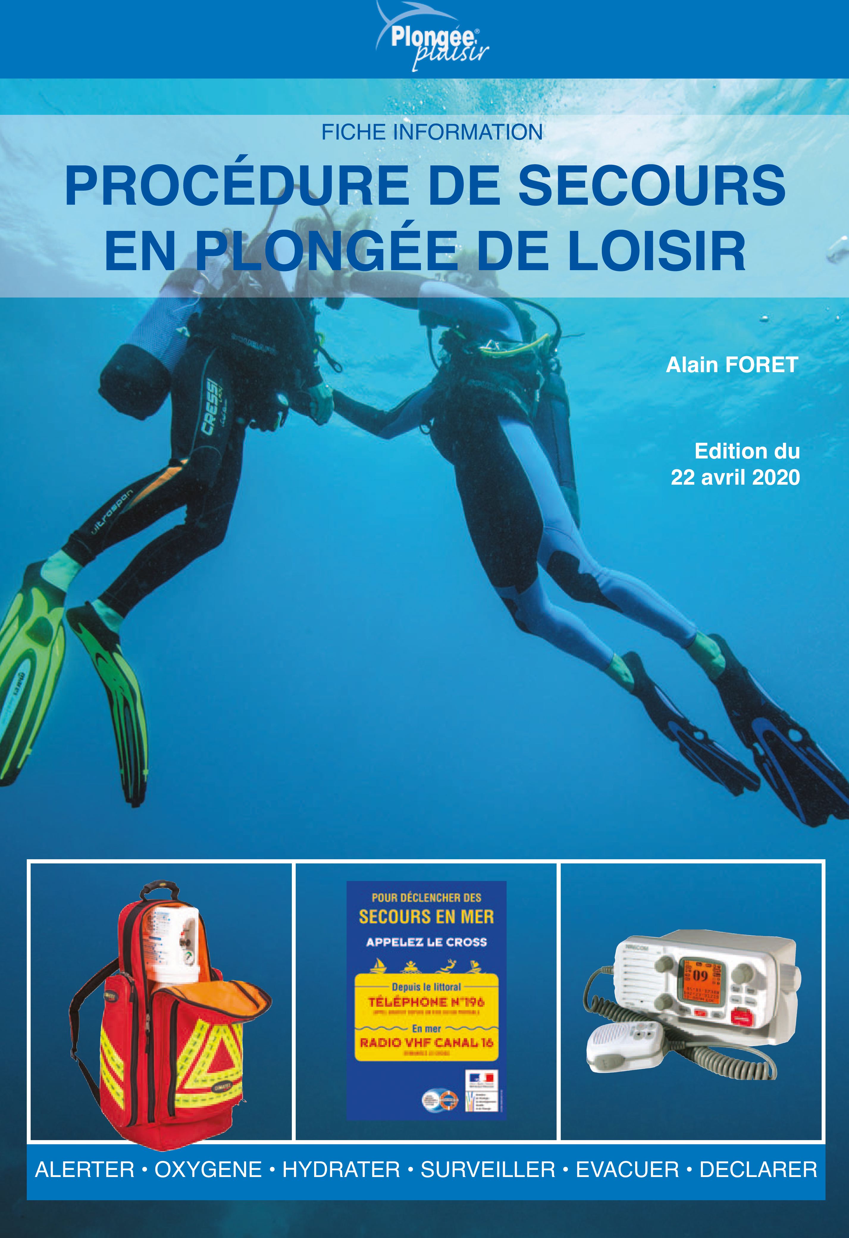 procedure-secours-couverture2 - Plongée Plaisir, site officiel