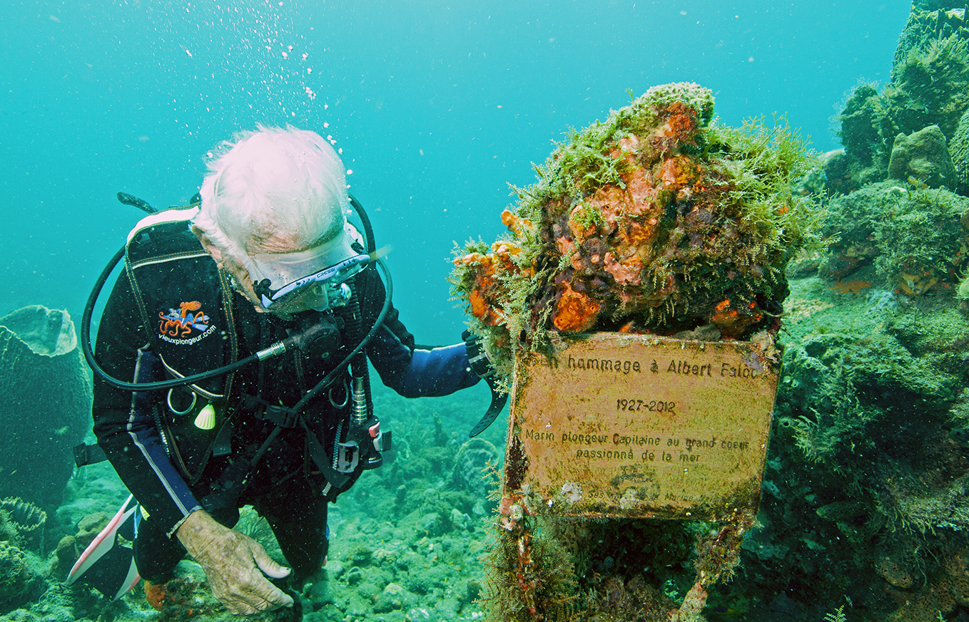 Albert Falco : hommages en Martinique - Plongée Plaisir, site officiel